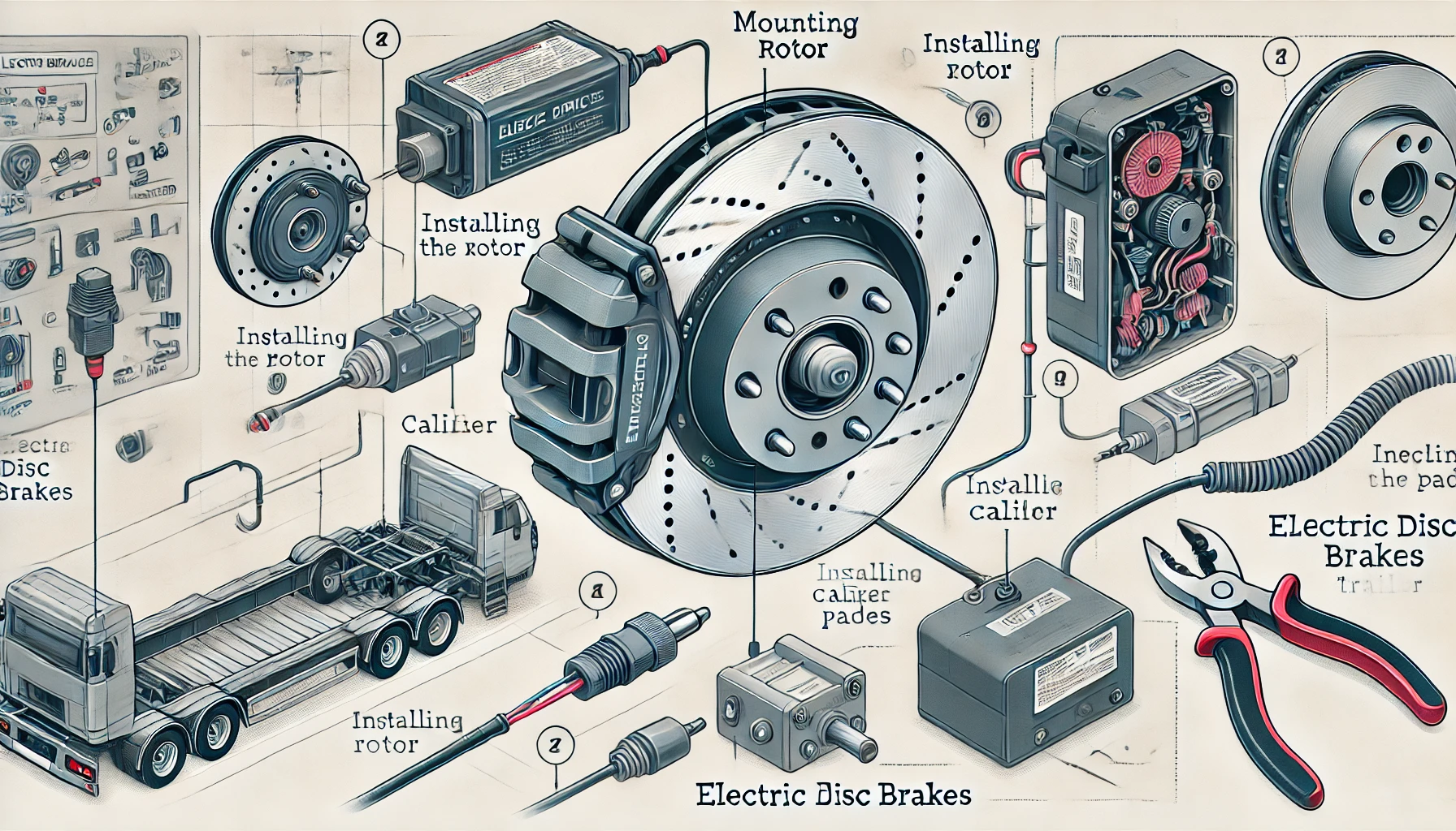 Installing And Maintaining Trailer Disc Brakes Electric