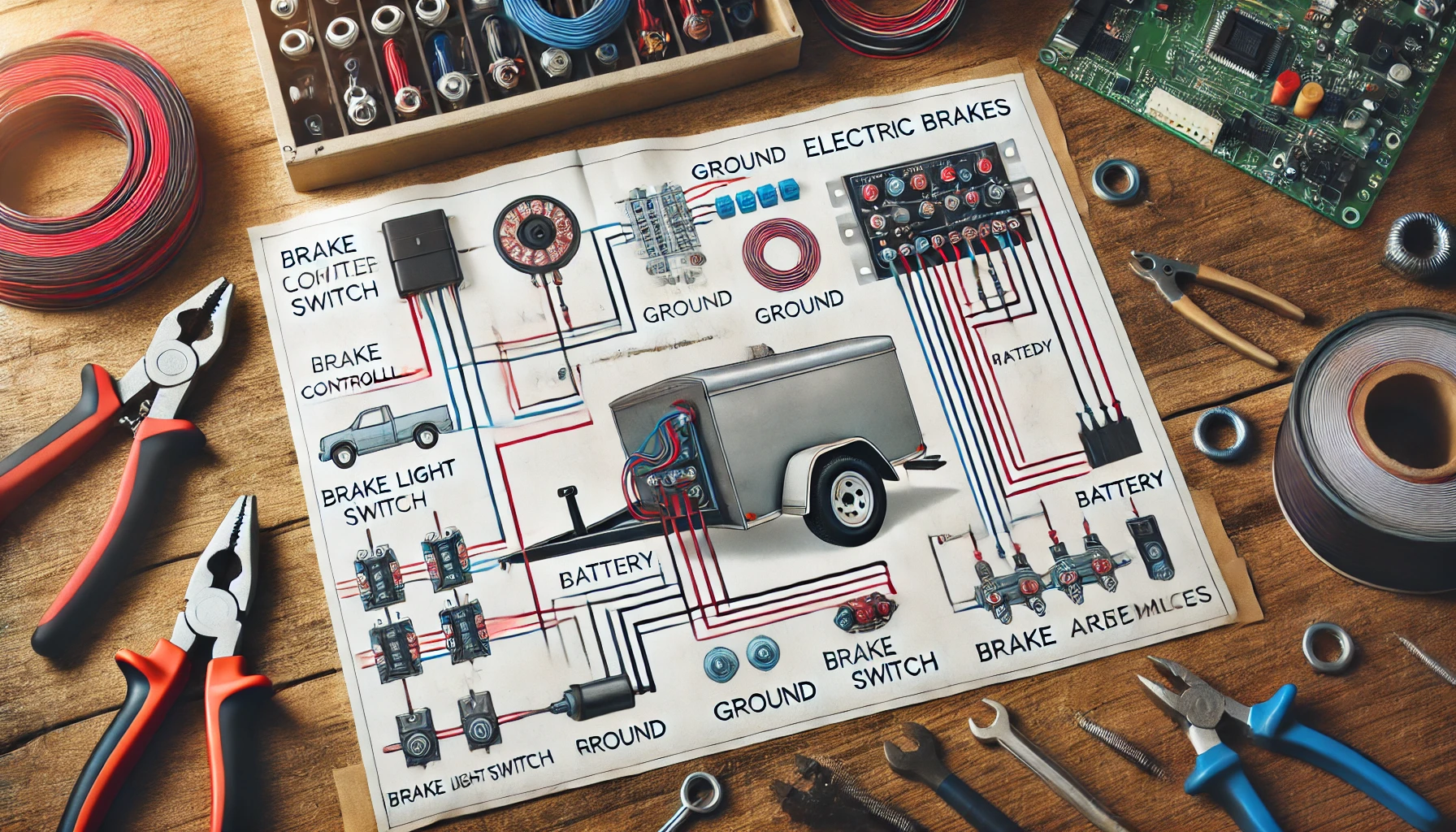 Understanding The Wiring Diagram For A Trailer With Electric Brakes