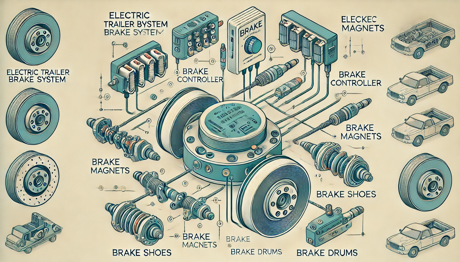 How Electric Trailer Brakes Work Diagram: A Detailed Guide